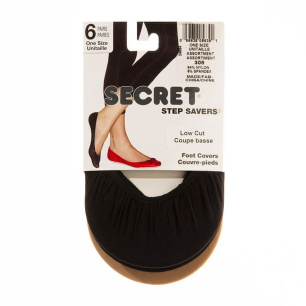 Secret® Step Savers 6pk Foot Covers, One Size - Walmart.ca