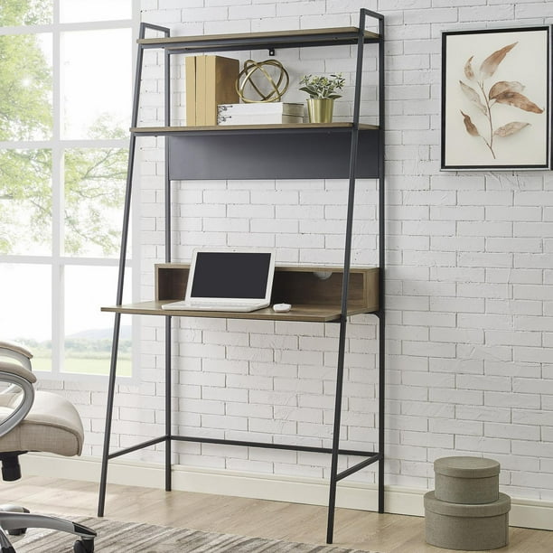 Manor Park 2 Shelf Modern Ladder Computer Desk - Multiple Finishes ...
