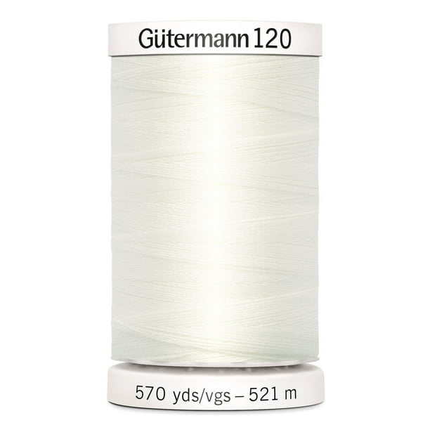 Gutermann 120 100% Polyester All Purpose Thread, 521 m / 570 yds ...