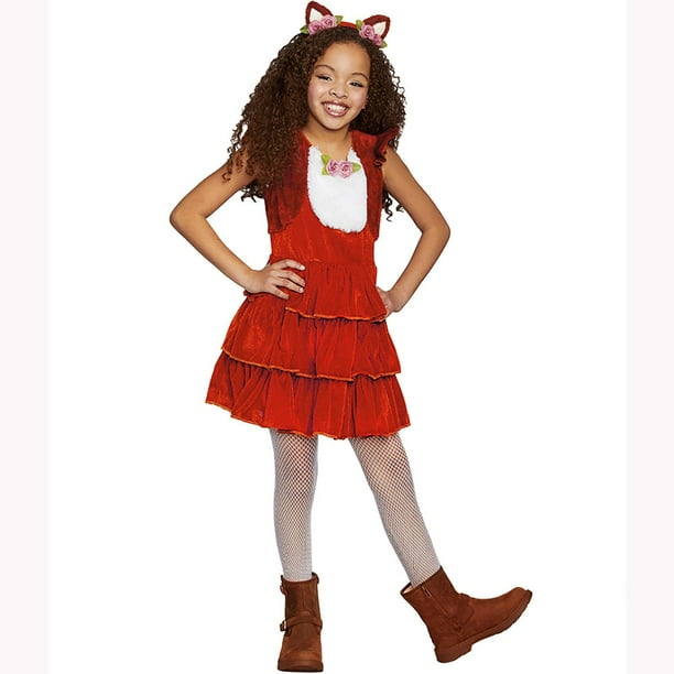 Girls Fuzzy Fox Small Halloween Costume - Walmart.ca