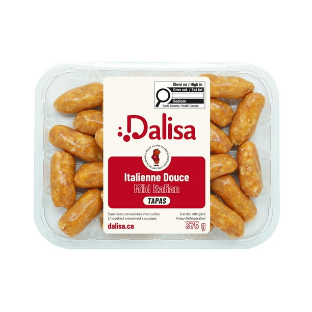 Dalisa Mild Italian pork cocktail sausages, Dalisa Mild Italian pork ...