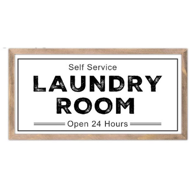 Framed Wooden Sign Laundry Room - Walmart.ca