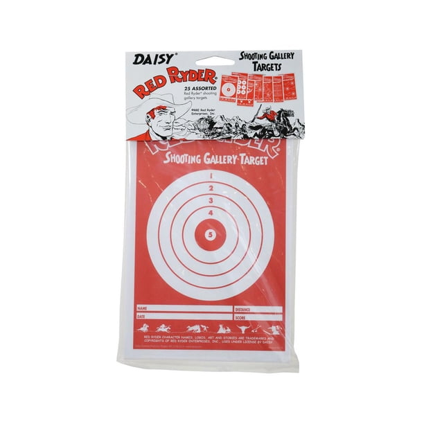 Daisy Red Ryder Paper Targets - 25 Assorted - Walmart.ca
