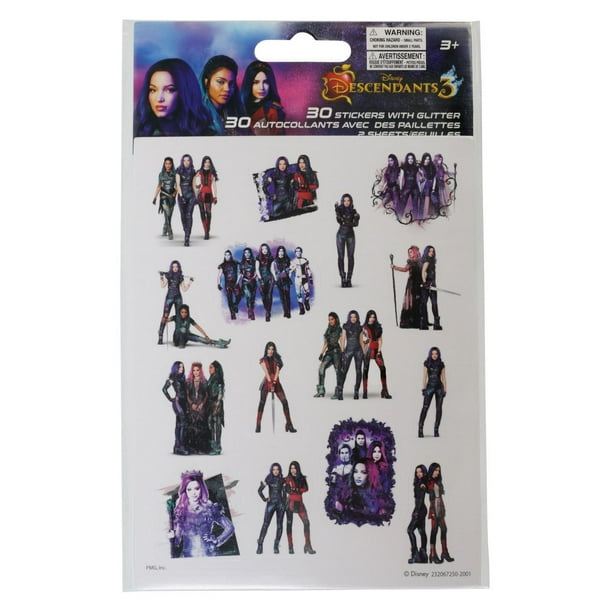 Disney Descendants 3™ 30 Stickers with Glitter - Walmart.ca