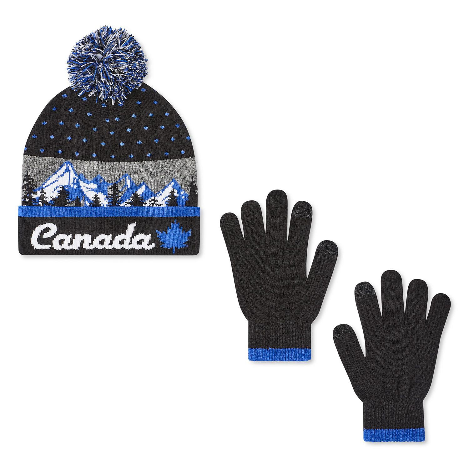 Canadiana Adult's Gender Inclusive Hat and Gloves 2-Piece Set - Walmart.ca