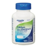 Equate Calcium with Vitamin D 650mg 400IU, 120 Tablets - Walmart.ca