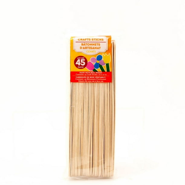 Horizon Group Usa Super Jumbo Wood Craft Sticks - Walmart.ca