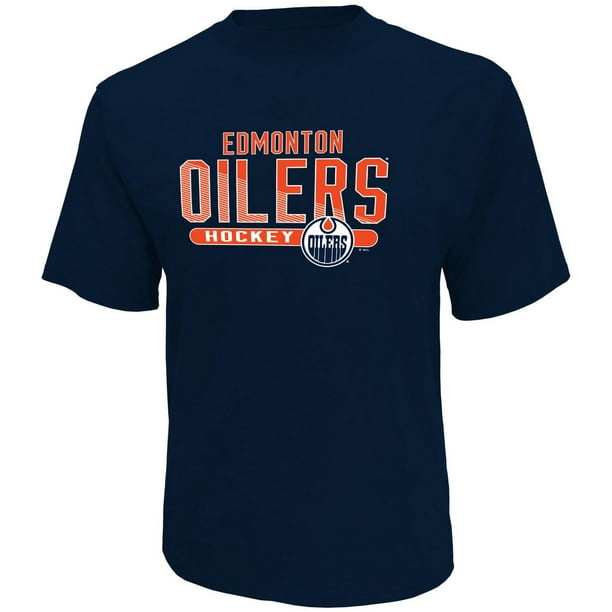 NHL Men's Edmonton Oilers Crew Neck short Sleeve Classic Fit T-Shirt ...