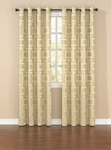 Jacquard Square Window Panel | Walmart Canada