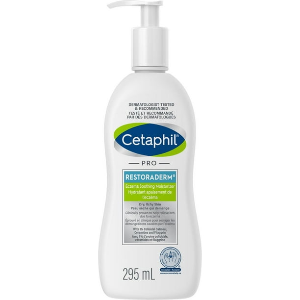Cetaphil Restoraderm Eczema Soothing Moisturizer | With Colloidal Oats ...