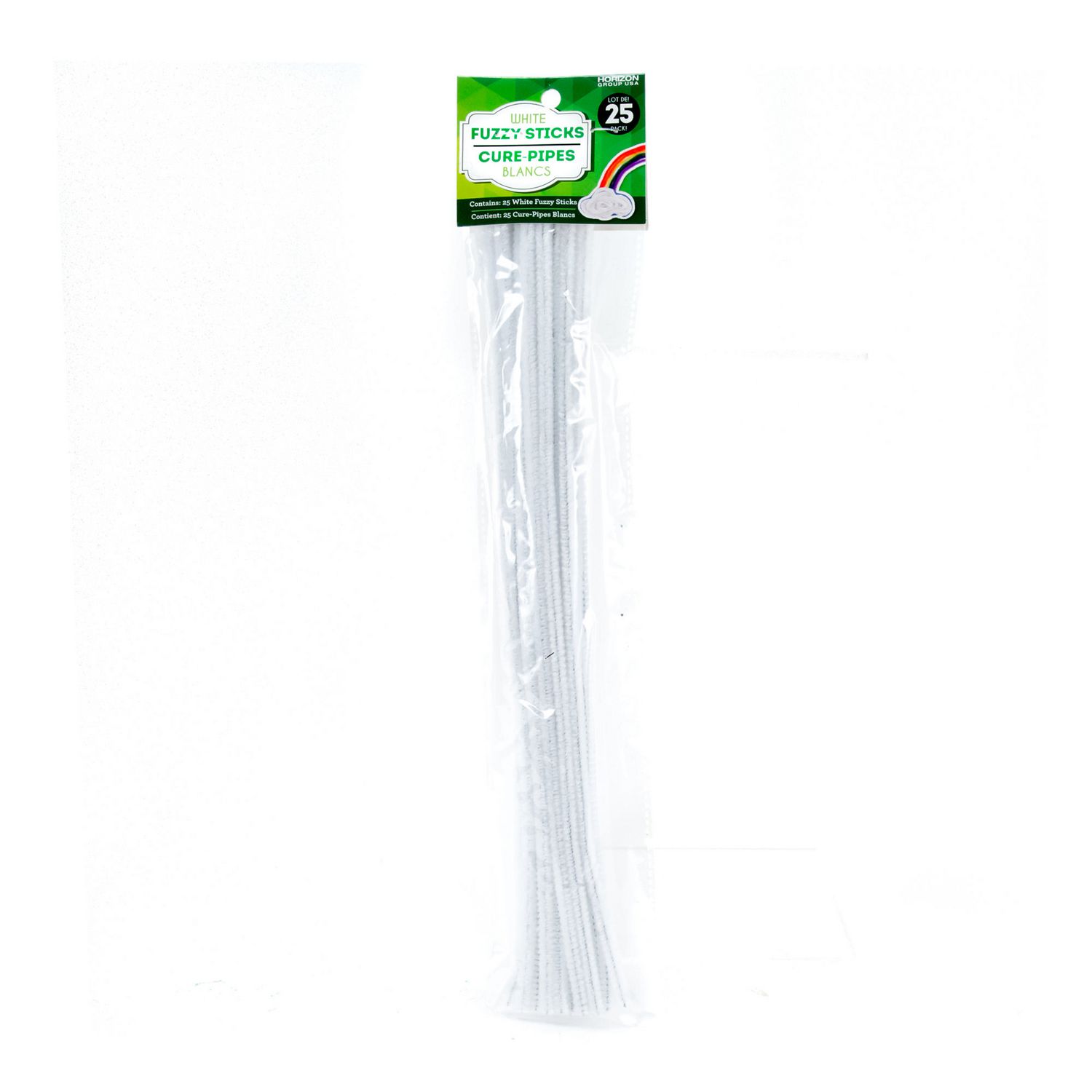 Horizon Group Usa White Fuzzy Sticks | Walmart Canada