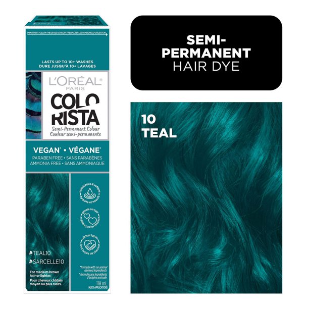 L'Oréal Paris Colorista Semi Permanent Hair Color, Vegan, Ammonia free ...