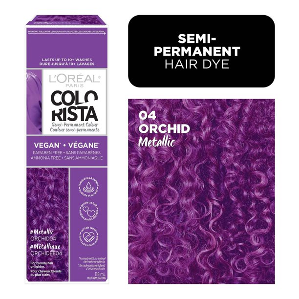 L'Oréal Paris Colorista Semi Permanente Hair Color, Vegan Semi ...