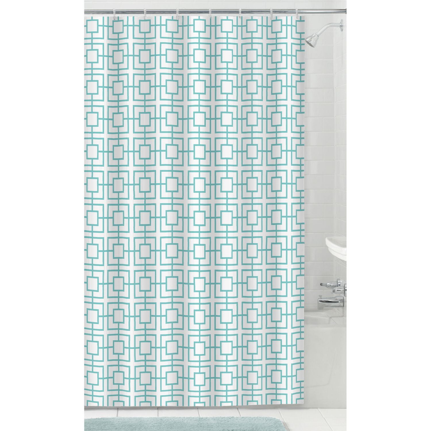MAINSTAYS Fabric Shower Curtain with 12 Hooks | Walmart Canada