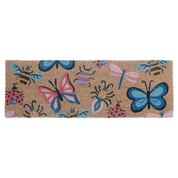 Coir Door Mat Butterflies & Bugs 10 X 30 - Walmart.ca