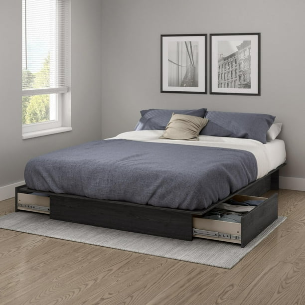 South Shore SoHo Collection Storage Platform Bed - Walmart.ca