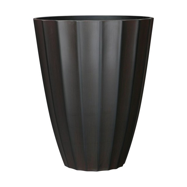 16" Tall Fluted Planter, Bronze - Walmart.ca