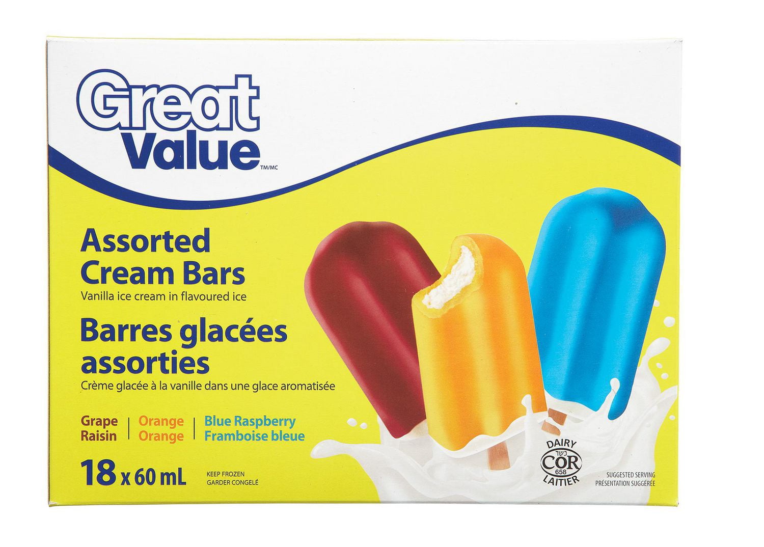 Great Value Assorted Ice Cream Bars Walmart Canada Great Value Assorted Ice Cream Bars Walmart Canada
