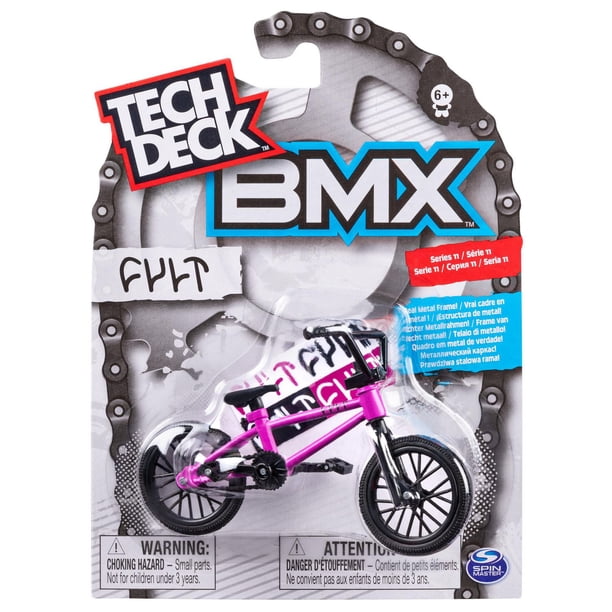Tech Deck - BMX Finger Bike - Cult - Pink/Black - Series 11 - Walmart.ca