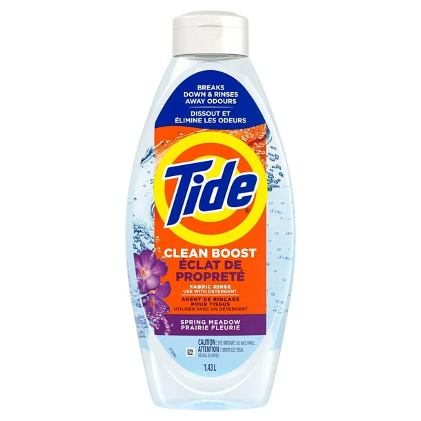 Tide Clean Boost Fabric Rinse, Removes Odours and Residues, Safe on All ...