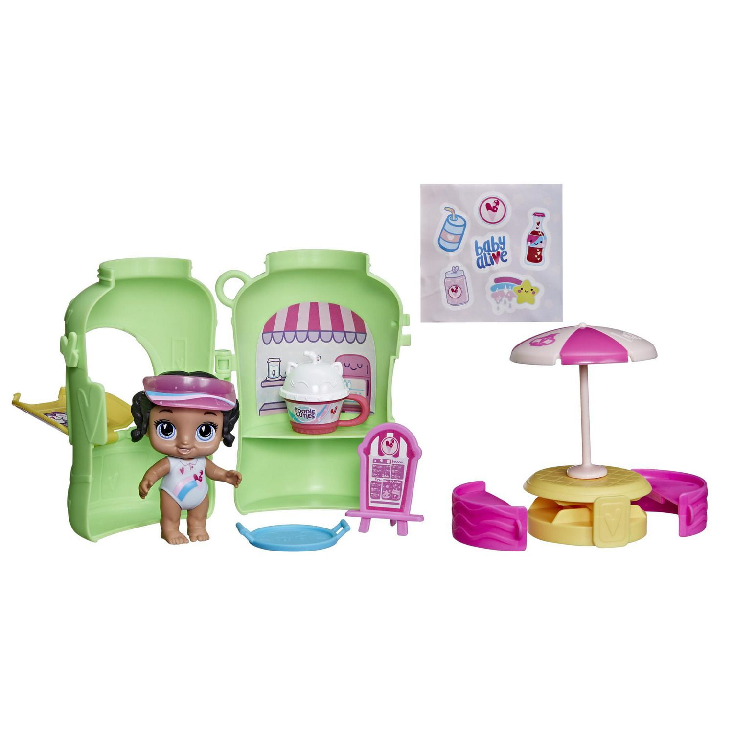 Baby Alive Foodie Cuties Bottle Sun Series 1 Surprise Toys Baby Doll Set 3 Inch Doll for Kids 3 and Up 7 Surprises For ages 3 Walmart