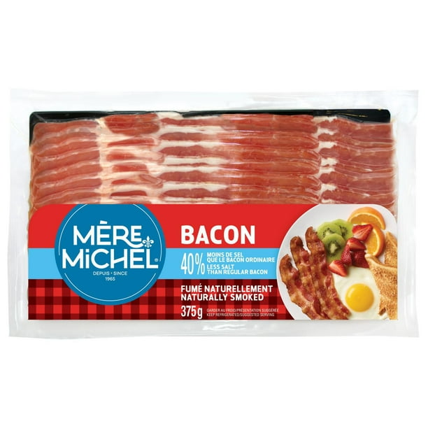 Mere Michel Less Salt Bacon, 375 g - Walmart.ca