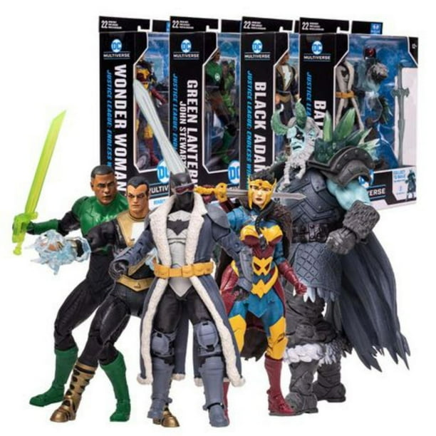 DC Multiverse Endless Winter Bundle Set (4) w/Frost King 7" Build-A ...