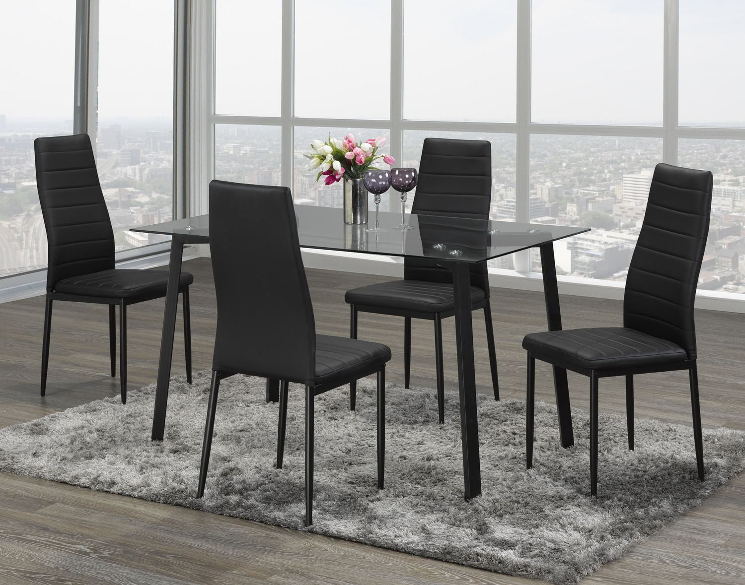 Pisa 5-Piece Kitchen Set, Black | Walmart Canada