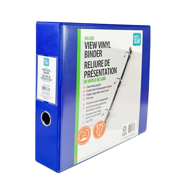Pen + Gear Deluxe View Vinyl Binder - Walmart.ca