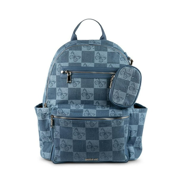 Madden NYC Backpack with Pouch Denim - Walmart.ca
