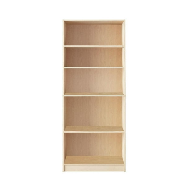 MAINSTAYS Birch 5 Shelf Bookcase - Walmart.ca