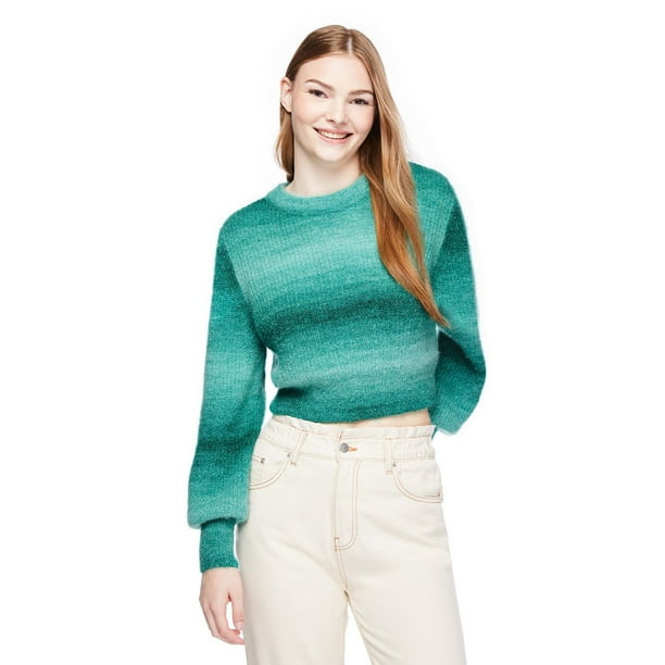 No Boundaries Women's Ombre Sweater - Walmart.ca