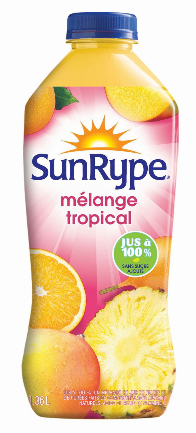 SunRype No Sugar Added Tropical Blend 100% Juice | Walmart Canada
