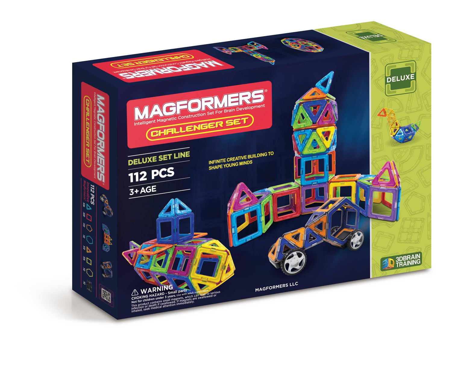 Magformers LLC Magformers Challenger 112 Piece Construction Toy Set ...