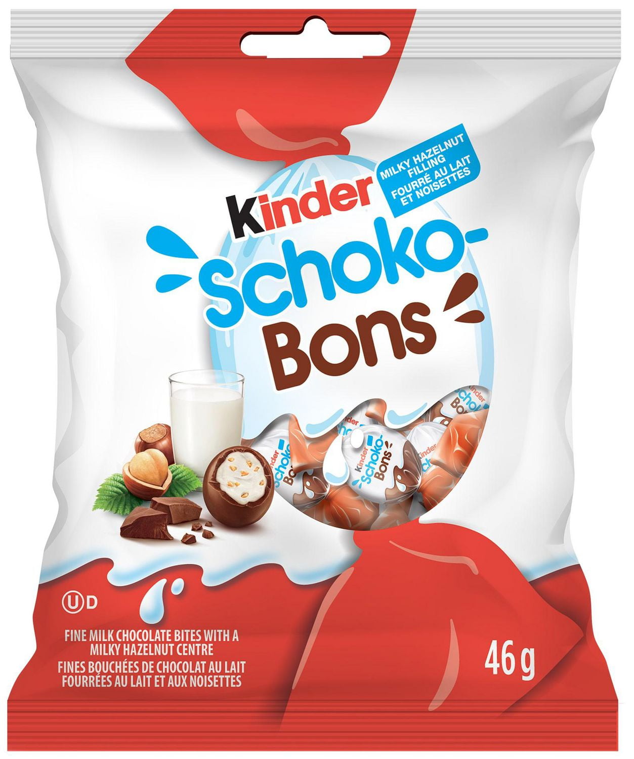 KINDER SCHOKO-BONS, Fine Milk Chocolate Candy Bites with a Milky and ...