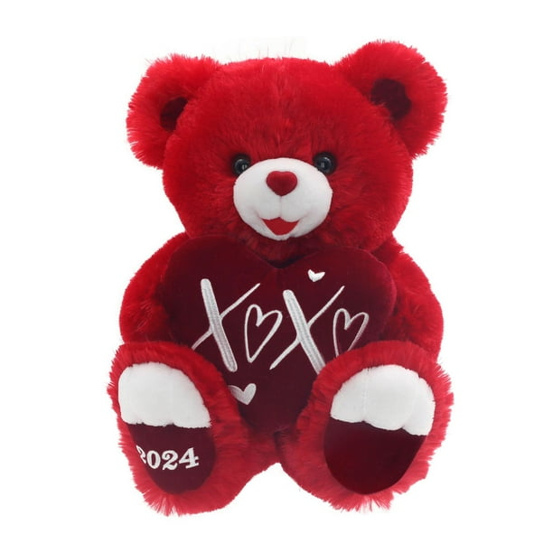 Way To Celebrate Valentine Sweetheart Teddy, Red, Valentine Sweetheart ...