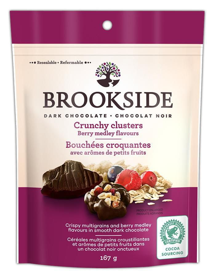 BROOKSIDE Dark Chocolate Crunchy Clusters, Berry Medley Flavours ...