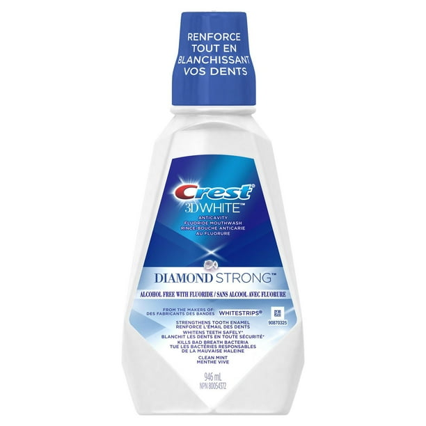 Crest 3D White Diamond Strong Mouthwash - Walmart.ca