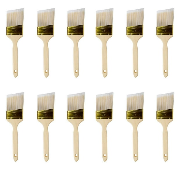 ACTION-1 Professional Quality Angled Paint Brush, Pack of 12 - Walmart.ca