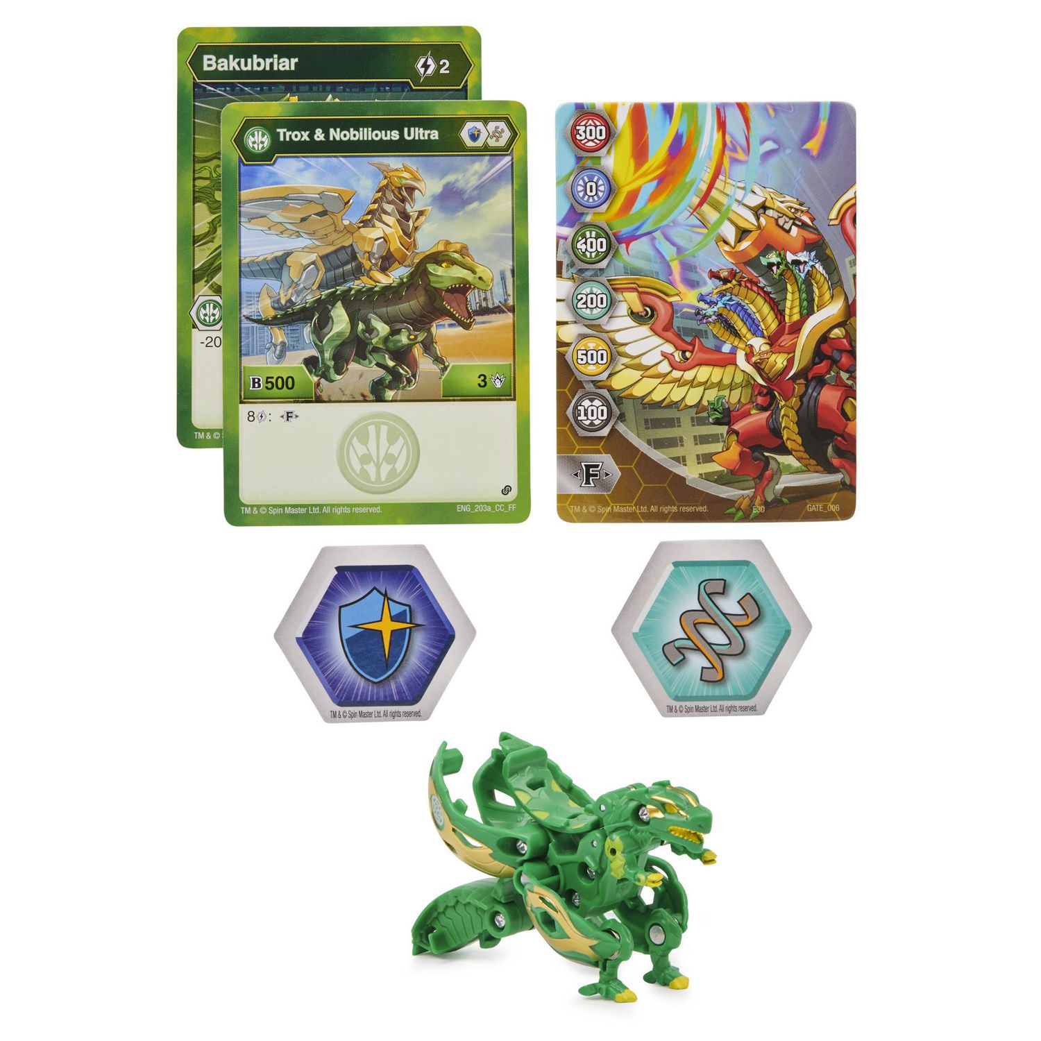 Bakugan Ultra, Fused Trox x Nobilious, 3-inch Tall Armored Alliance ...
