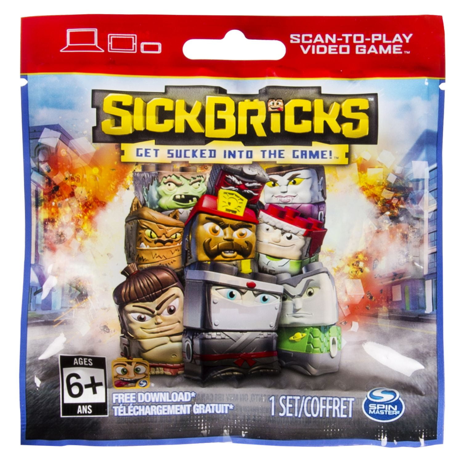 Sick Bricks, Sick Single Character Pack 1 (Foil Pack Character inside ...