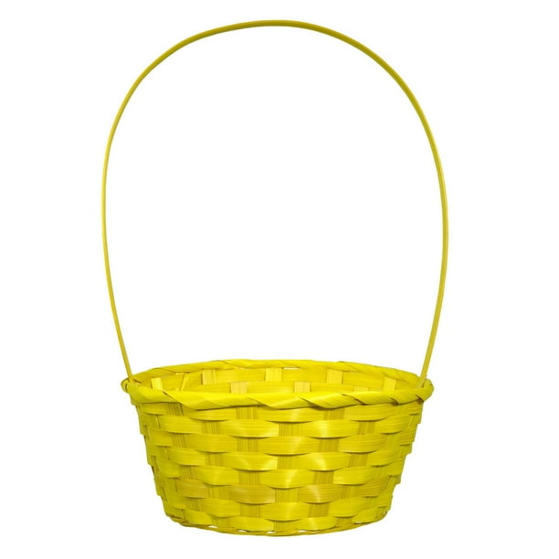 Way to Celebrate! Small Yellow Bamboo Basket - Walmart.ca