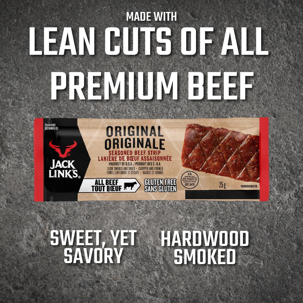 Click here for Jack Links Original 25g Beef Steak Strip Bars prices