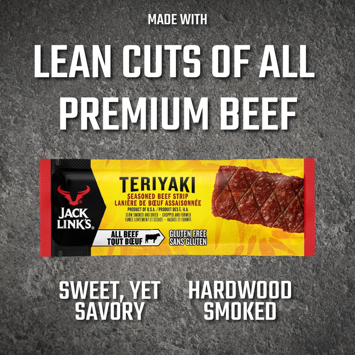 Click here for Jack Links Teriyaki 25g Beef Steak Strip Bars prices