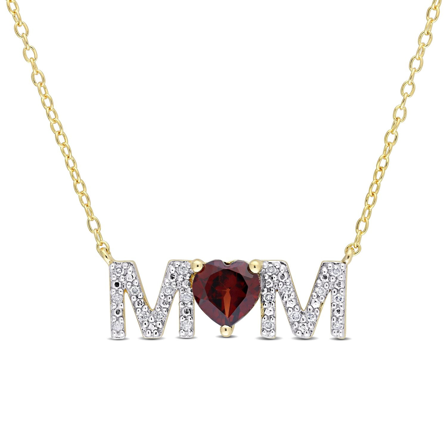 Click here for Miabella 7/8 Carat T. G.W. Garnet And 1/10 Carat T... prices
