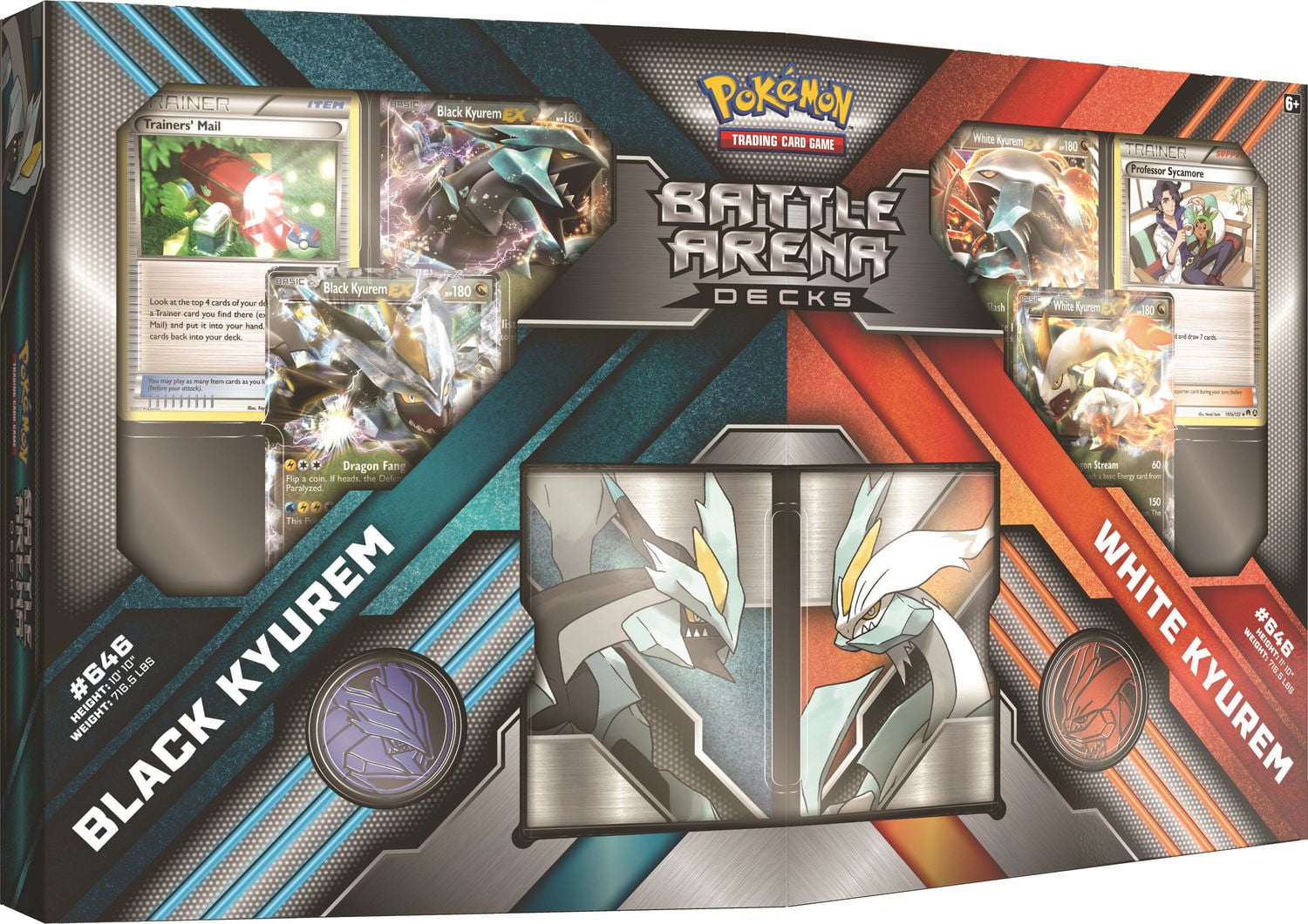 Pokemon Guardians Rising White Kyurem Battle Deck Trading Card Game ...