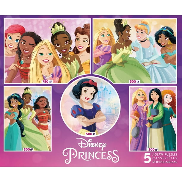 Disney Ultimate Princess 5-in-1 multipack puzzle - Walmart.ca