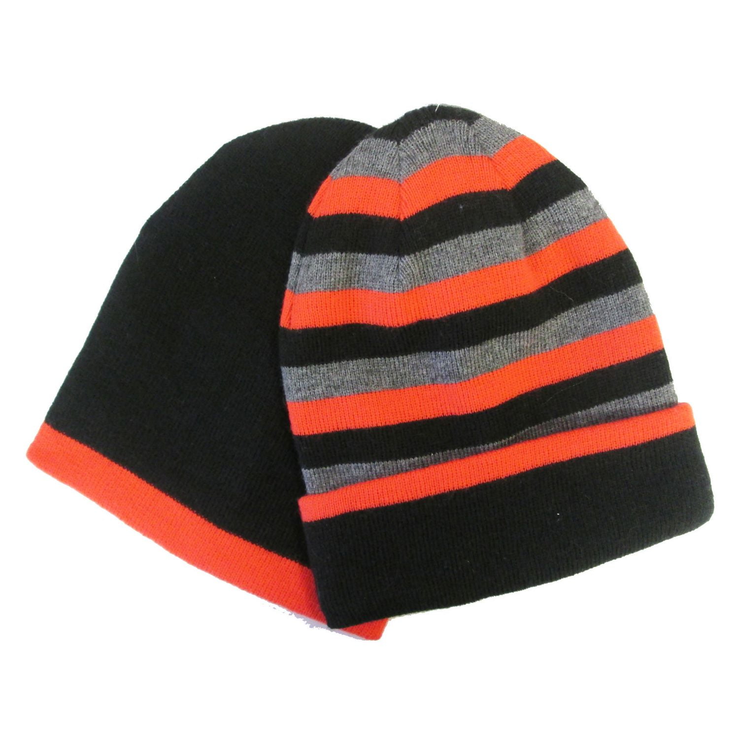 George Boys' 2-Pack Reversible Striped Toque | Walmart Canada