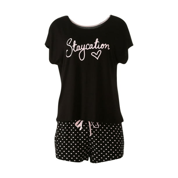 George Plus Women's 2-Piece Tee And short Pyjama Set - Walmart.ca