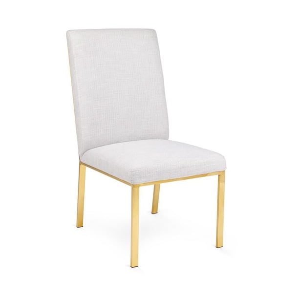 Home Gear Set of 2 Gold Frame Hexagonal Back Dining Chair - Walmart.ca